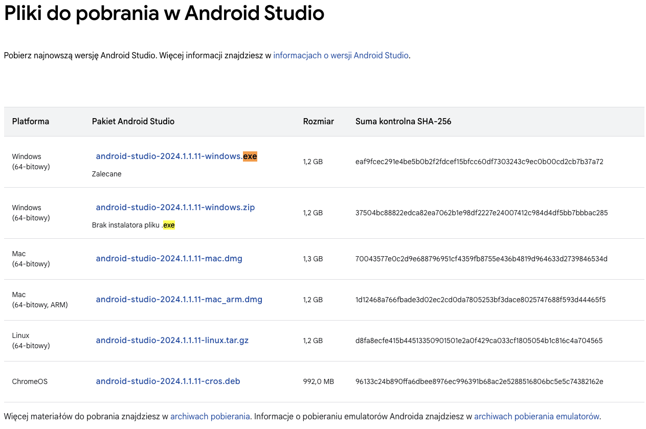 Android Studio. Jak zainstalować i skonfigurować środowisko programistyczne